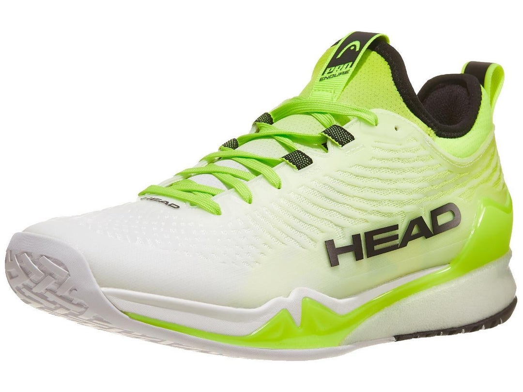 Head Endure Pro White/Yellow Men's Shoes | Tennis Only