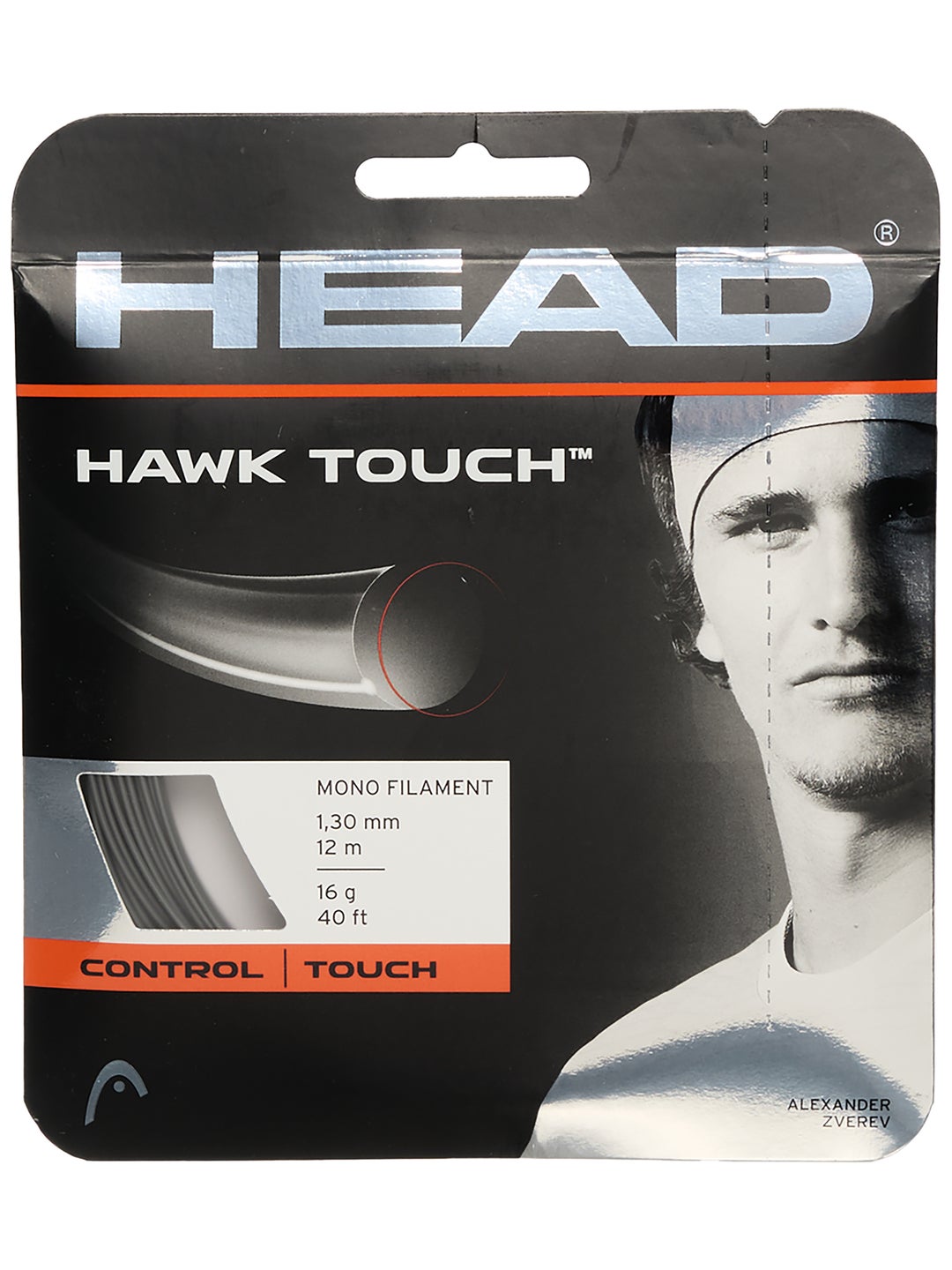 Head Hawk Touch 1.30/16G String Set Anthracite | Tennis Only