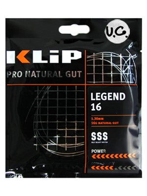 KLIP Legend Uncoated Natural Gut 17/1.25 String Set | Tennis Only