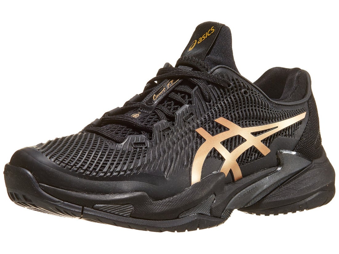 Asics Court FF 3 Novak Black/Gold Men's Shoes | Tennis Only