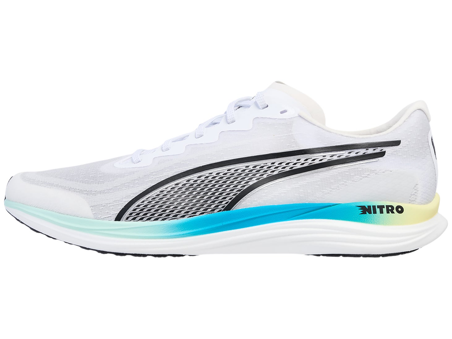 PUMA Deviate Propio Nitro Men's Shoes Puma White/Mint | Tennis Only