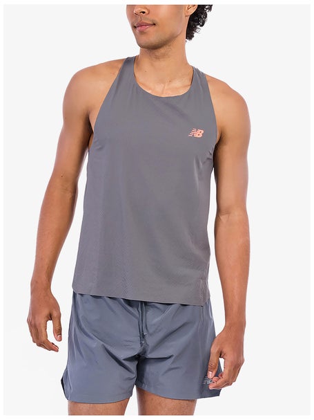 New Balance Men's RC Ultra Light Singlet Grey | Tennis Only