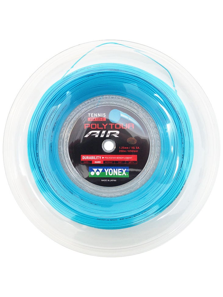 Yonex Poly Tour Air 16L/1.25 String Reel Blue - 200m | Tennis Only