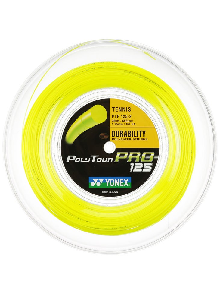 Yonex Poly Tour Pro 16L/1.25 String Reel -200m | Tennis Only