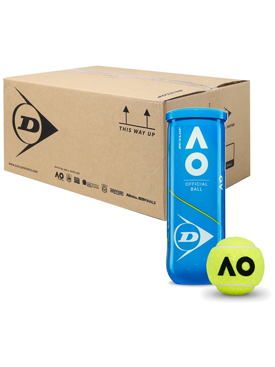 Dunlop Australian Open Extra Duty 3 Ball 24 Can Case | Tennis Only