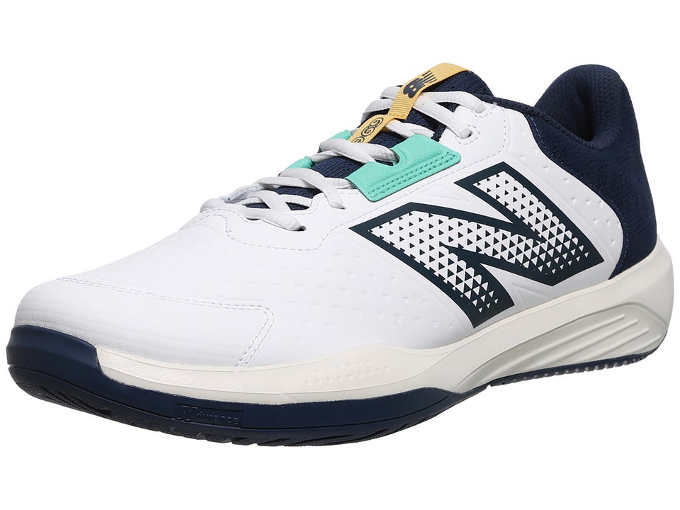 New Balance MC 696v6 2E White/Navy Men's Shoes | Tennis Only