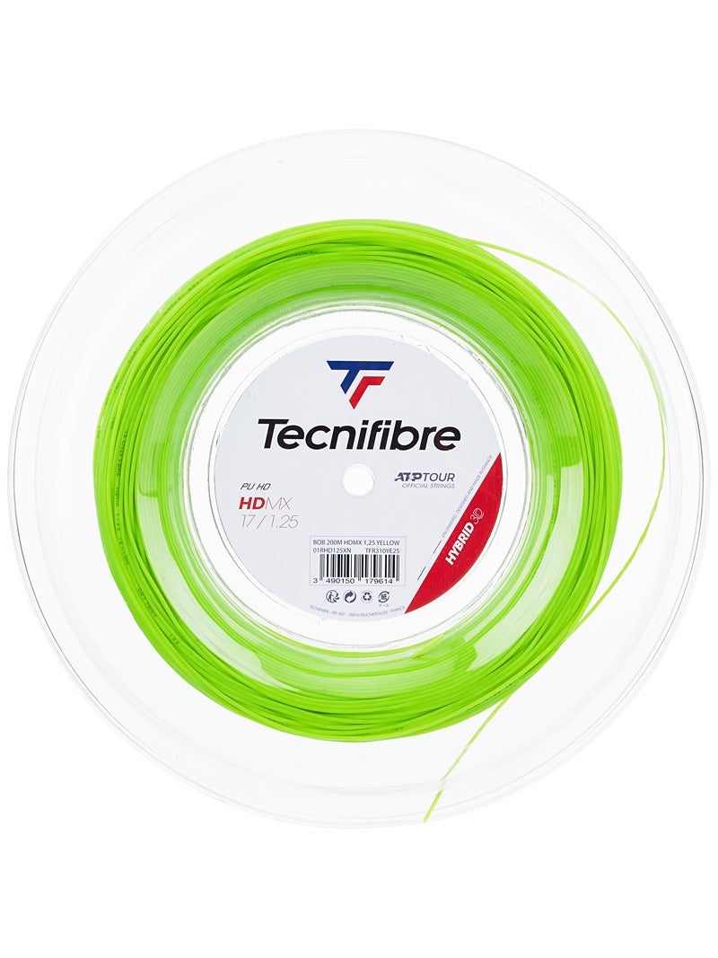 Tecnifibre HDMX Lime 17/1.25 String Reel - 200m | Tennis Only